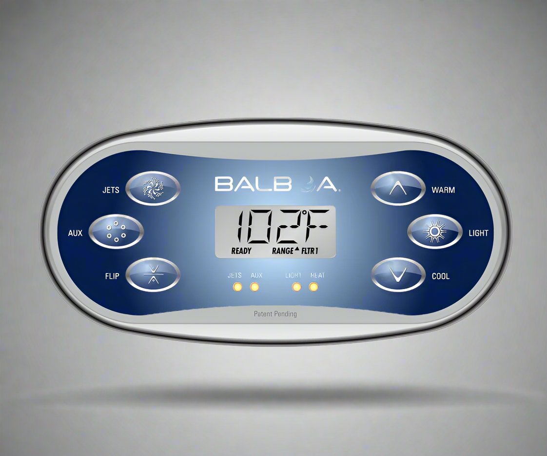 Control Panel Balboa TP600 - 6 Button -Jets, Aux, Flip, Warm, Light, C | The Wellness Co.