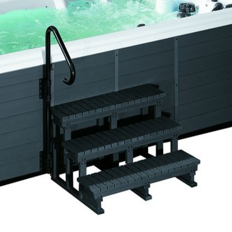 Swim Spas Steps 3 Tier - grey | The Wellness Co.